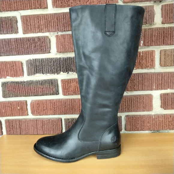 Born | Shoes | Nwt Brn Shaunie Tall Wide Shaft Genuine Leather Boots In ...